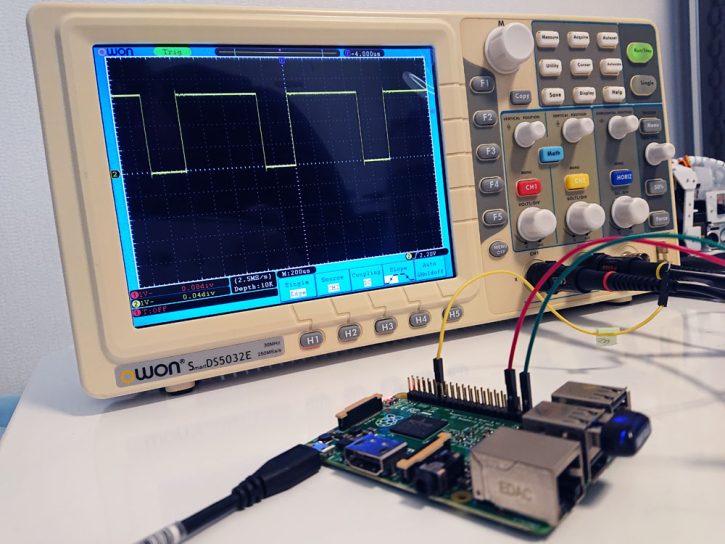Raspberry PiのGPIOライブラリpigpioでPWM信号を出力する | Murasan Lab
