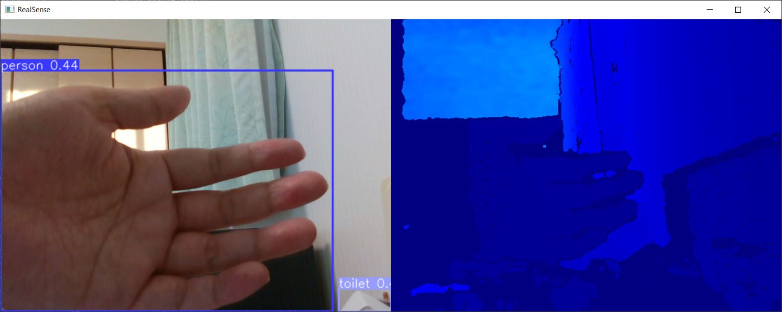 REALSENCE D435のカメラ映像でPyTorchとYOLOv5を使ってリアルタイムに物体検出する方法 | Murasan Lab