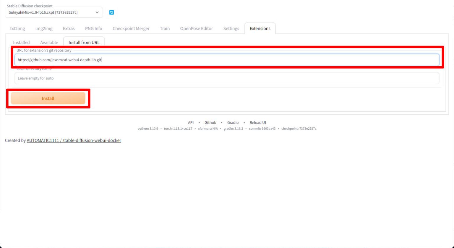 Depth map library and poserをインストールする方法 ｜ ControlNetで手のポーズを指定して生成する | Murasan Lab
