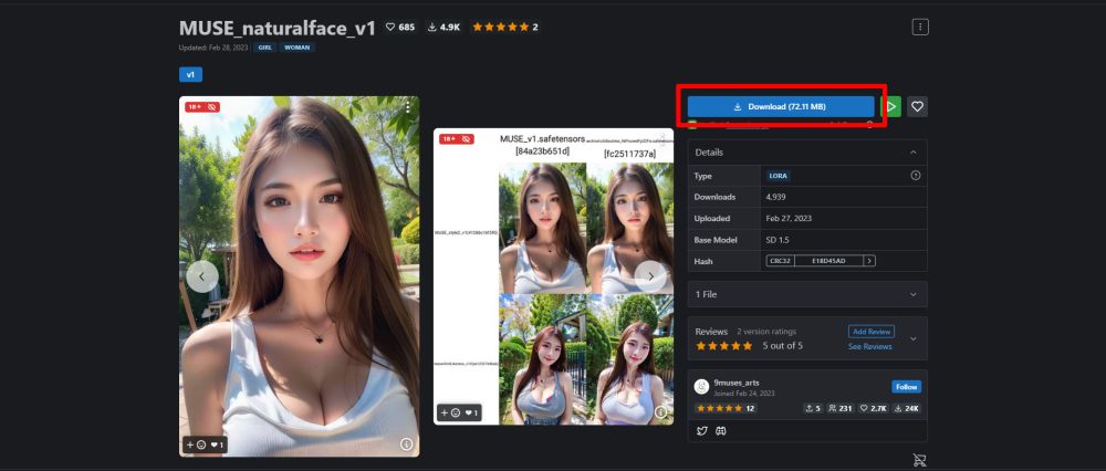 Stable Diffusionで追加学習LoRAを使ってキャラクターを固定して画像生成する方法 | Murasan Lab