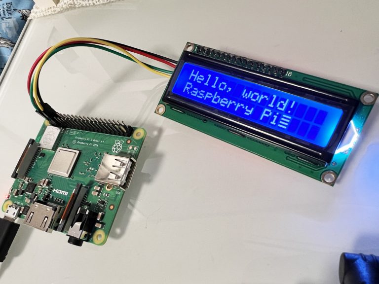 Raspberry Piで1602 LCDディスプレイに文字列を表示する方法 | Murasan Lab