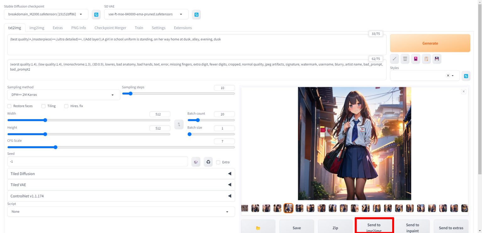 img2imgで高画質化できるMultiDiffusionの使い方 ｜ Stable Diffusion拡張機能の活用法 | Murasan Lab