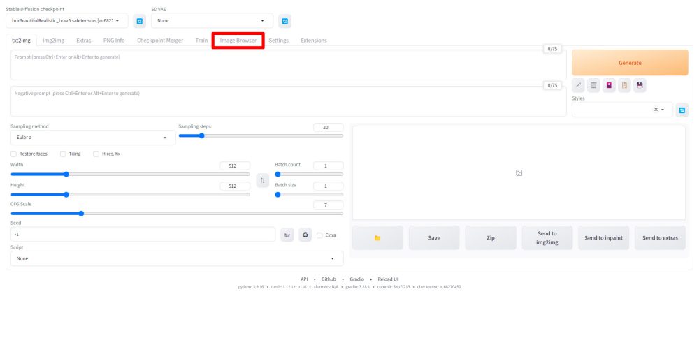 Stable Diffusionで生成した画像をWebUI上で確認する方法 ｜ AUTOMATIC1111の便利機能 | Murasan Lab