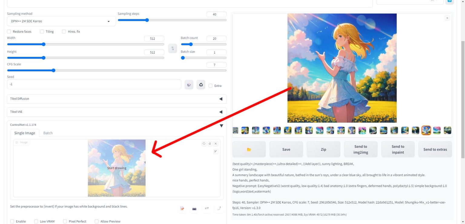 ControlNetのtile_resampleで書き込み量を増やす方法 | Murasan Lab