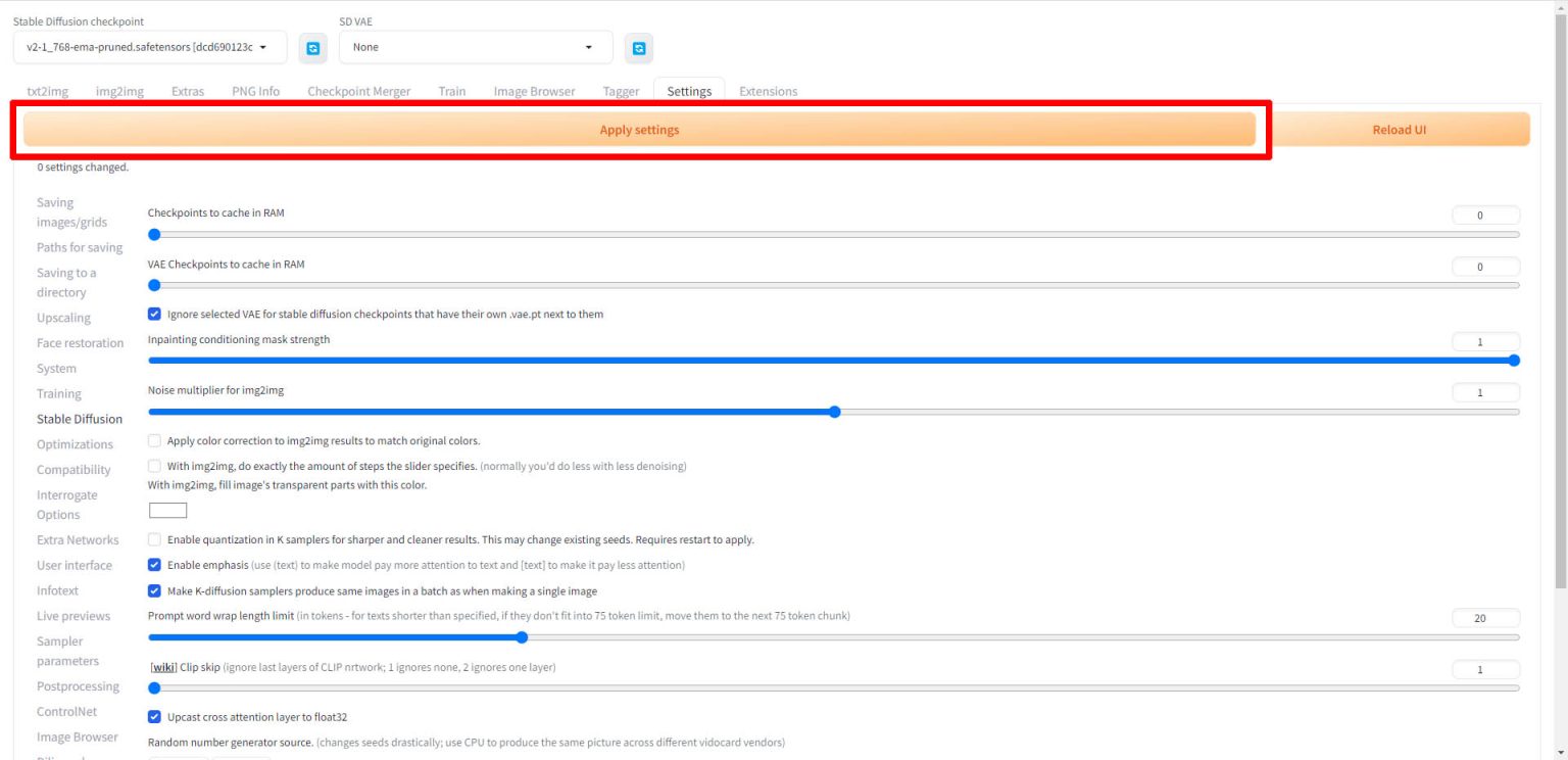 Stable Diffusion 2.1をAUTOMATIC1111 WebUIで使用する方法 | Murasan Lab