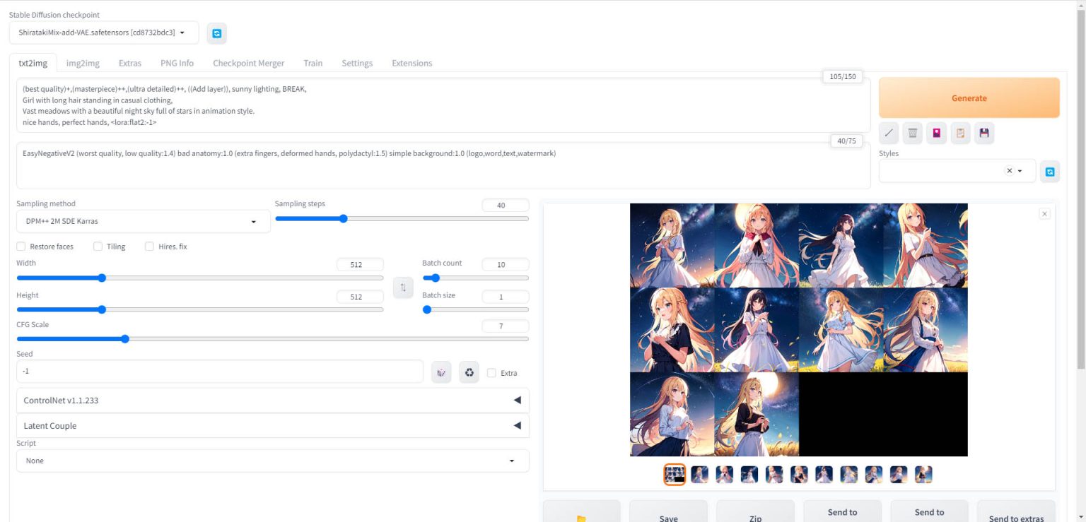 Stable Diffusion WebUIでSeed値を固定して同じ画像を生成する方法 | Murasan Lab